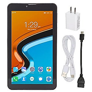 Yoidesu 7 Inch Tablet, HD Tablet 1280x800IPS 7 Inch Screen 2G and 32GB, Kids Tablet 5G WiFi Dual Band 3500mAh Battery US Plug 100‑240V (US Plug)
