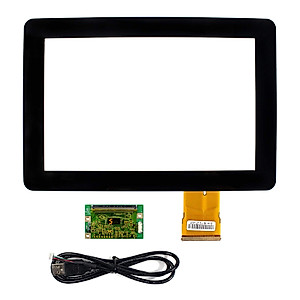 VSDISPLAY 10.1" Capacitive Touch Screen with USB Controller Fit for 10.1" LCD Screen, Such as M101NWWB LP101WX1 B101EW05 VVX10T025J00