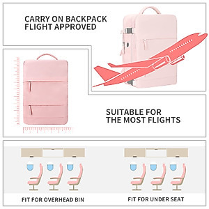 Travel Backpack for Weekend Trip, Travel Backpack for Women with Wet Compartment for skincare and makeup amenities, Large Backpack with Shoe Compartment for Airline Approved