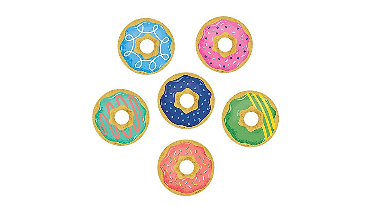 Creative Teaching Press Mid Century Mod Donuts 3" Designer Cut-Outs ...