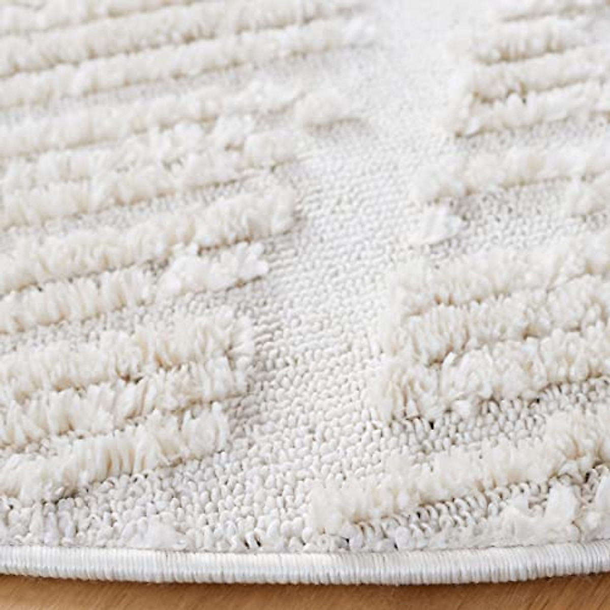 SAFAVIEH Marrakech Collection 8' Round Beige MRK517C Moroccan Boho Tribal Trellis Area Rug