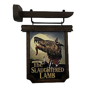 Factory Entertainment an American Werewolf in London - Pub Sign Scaled Prop Replica