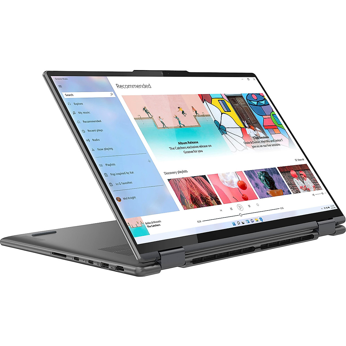 Lenovo 2022 Newest Yoga 7i 2-in-1 16" 2.5K Touch Premium Laptop | Intel Core i5-1240P （Beat i7-1195G7 ） | 8GB RAM | 512GB SSD | Backlit Keyboard | Fingerprint | Windows 11 | with Stylus Pen Bundle