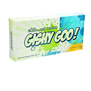 Gishy Goo! Dental Wax Replacements for Orthodontics. Pain Relief, Bubblegum Flavor and Unnoticeable Tooth Colors, 1 Patient Syringe Kit from Ultradent