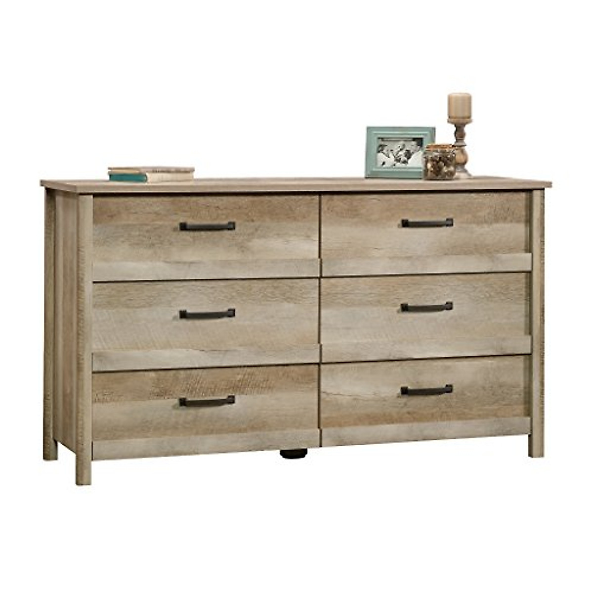 Sauder Cannery Bridge 6-Drawer Dresser, Lintel Oak finish