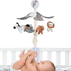 Lambs & Ivy Jungle Musical Baby Crib Mobile 718018 Multicolor
