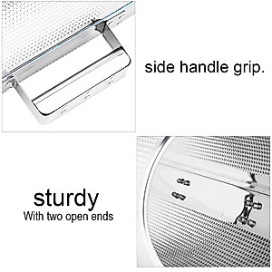 Alomejor Professional Guiro, 5 x 12.8'' Stainless Steel Guiro Shaker with Scraper Percussion Instrument