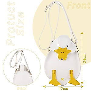 Lanpet New Unique Animal Shape Design Cross Body Bags Duck Clutch Purses Novel Shoulder Messenger Bag