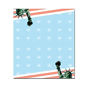 Stonehouse Collection Table Tent Place Cards - 25 Patriotic Theme Guest Seating Name Cards - American Flag Table Tents - Wedding Seating, Party Name Cards
