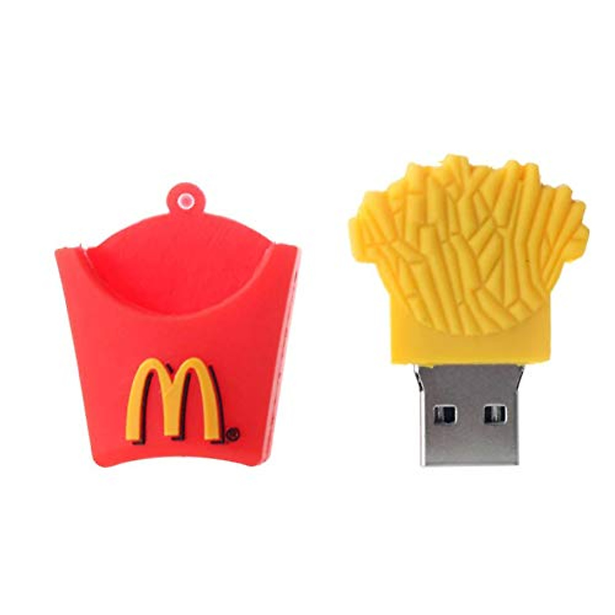 2.0 McD French Fries Food 16GB USB External Hard Drive Flash Thumb Drive Storage Device Cute Novelty Memory Stick U Disk
