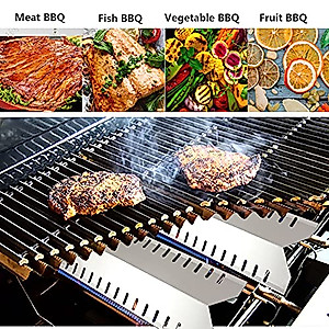 Zemibi Stainless Steel Heat Shield Replacement for Master Forge 30030MSF, Broil-Mate 24025HNT 30030HNT, Huntington 6301-24 30040HNT 24025HNT 6301-14 30030HNT Gas Grill Parts, 19 9/16 Inch Heat Plate