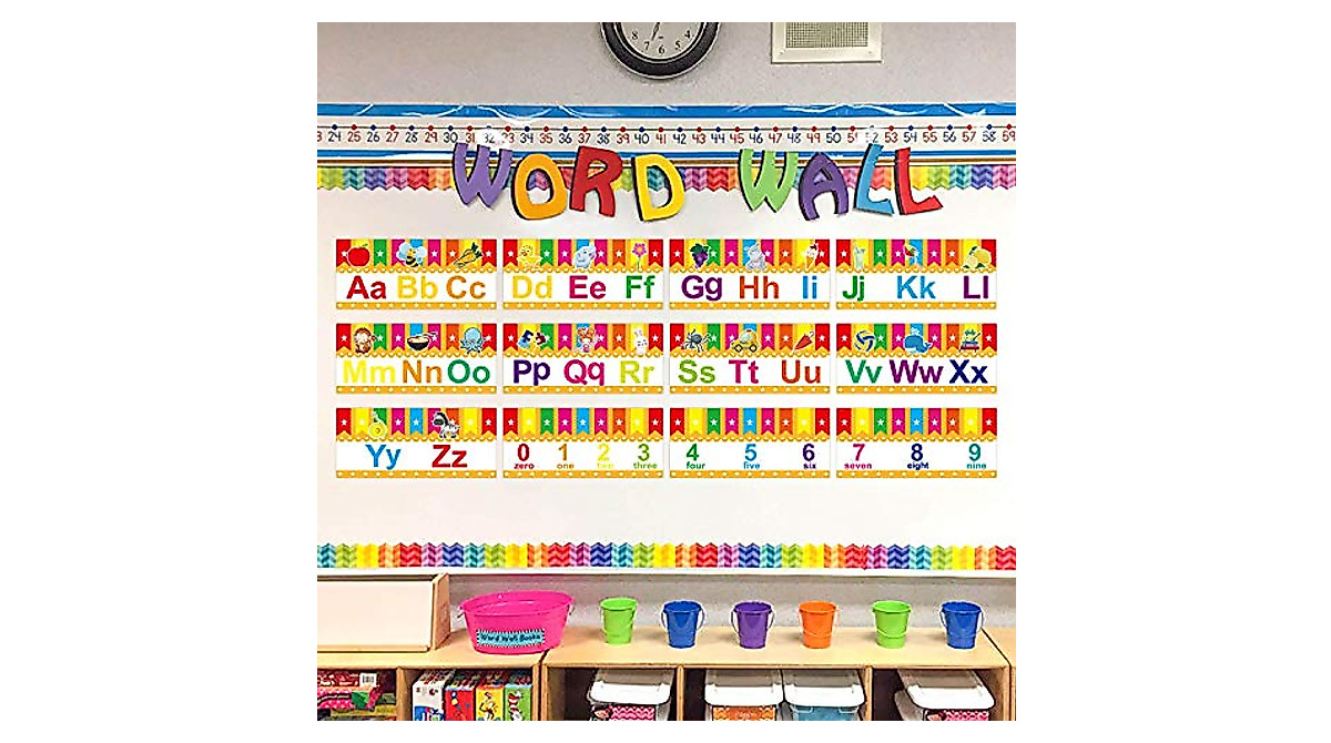 Engaging ABC Bulletin Board Banner for Classrooms