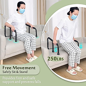 Couch Rails for Elderly Standing Helper Chair Lift Assist Devices for Seniors Handicap Couch Cane Assistance Stand Up Mobility Aids Seat Lifter for Chair Couch Grab Bar Portable Standing Frame