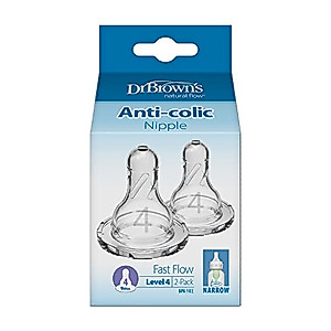 Dr. Brown's Original Nipple, Level 4 (9m+), 2 Count