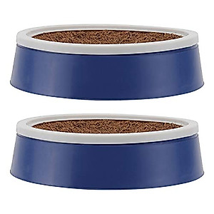 YARDWE Hamster Accessories Bird Eggs 2 Sets Pigeon Nesting Bowl Plastic Bird Bowls Bird Breeding Hatching Box with Mat Pad for Quails Pigeons Small Birds Pigeon Hatching Parakeet