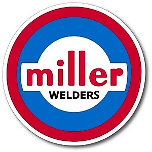 Set of 3 -Miller Welder 1960 Sticker