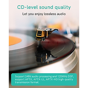 CHOOCL Bluetooth 5.0 aptX-HD Car Adapter Compatible for Audi AMI MMI, Mercedes Media Interface and Volkswagen MDI Connector (A2-Audi2G)