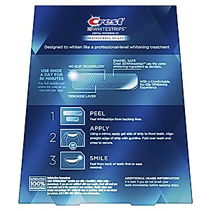 Crest 3D Whitestrips Professional Bright Levels 12 Teeth Whitening Kit, 18 Treatments, 1, 36.0 Count