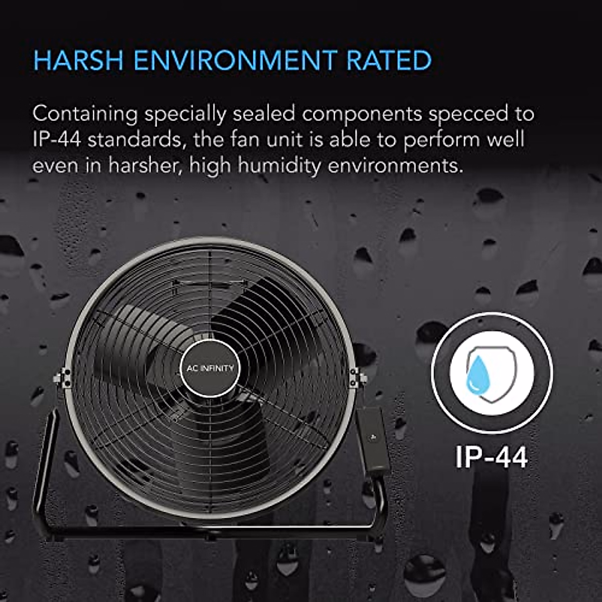 AC Infinity CLOUDLIFT S14, Industrial Wall Fan with Wireless Speed Controller, 14" High Velocity Shop Fan Floor Stand or Wall Mount, for Gyms, Garages, Greenhouses, and Warehouses