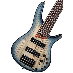 Ibanez Standard SR606E Bass Guitar - Cosmic Blue Starburst Flat