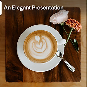 Villa Acacia Cake Stand - 13 inch Rustic Wood Table Stands for Decorating and Serving - Wooden Pedestal for Cupcake, Dessert, Fruit, Wedding & Birthday Parties - Square