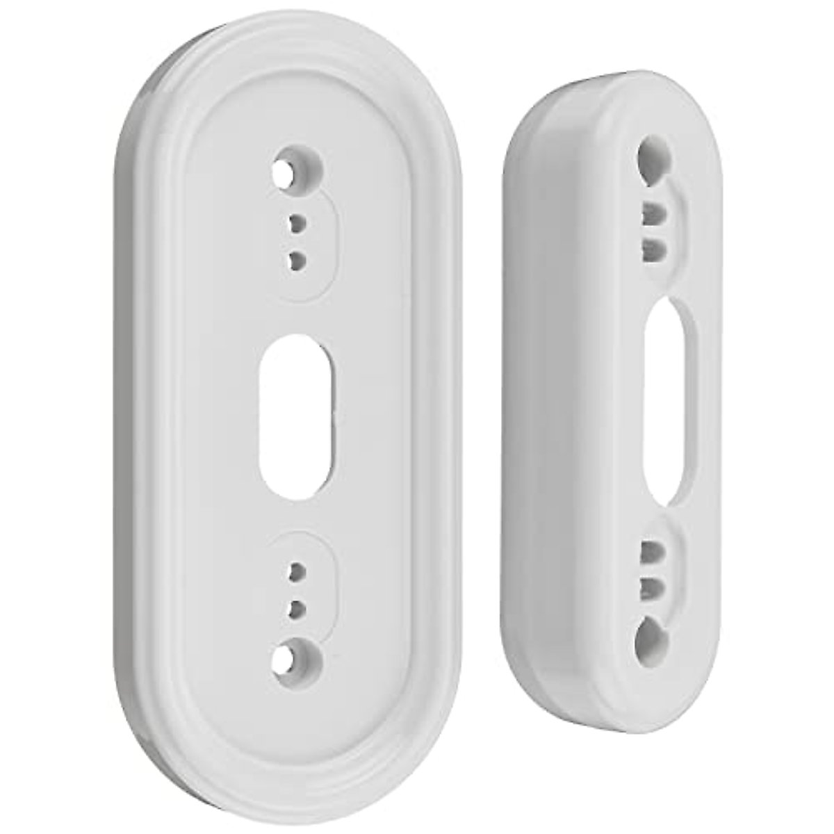 AirTech Home Automation Wedge Extender Kit Mount Compatible with Nest Hello 1st Generation, White Classic Pill Made for Nest Hello, Outdoor use.