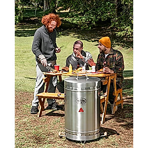 GRILLS EL BARRIL Barrel Grill and Smoker 2 in 1 (LARGE)