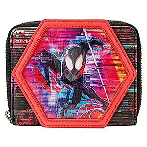 Loungefly Marvel Across the Spider-Verse Lenticular Zip Around Wallet