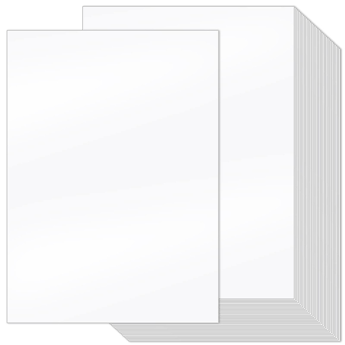 Eaasty 50 Sheets White Cardstock Paper 11 x 17 Cardstock 80lb Large Thick Printer Paper Cover Stock Paper Smooth for Inkjet or Laser Printers Flyers Menus 210g