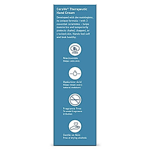 CeraVe Therapeutic Hand Cream 3 oz (Pack of 5)