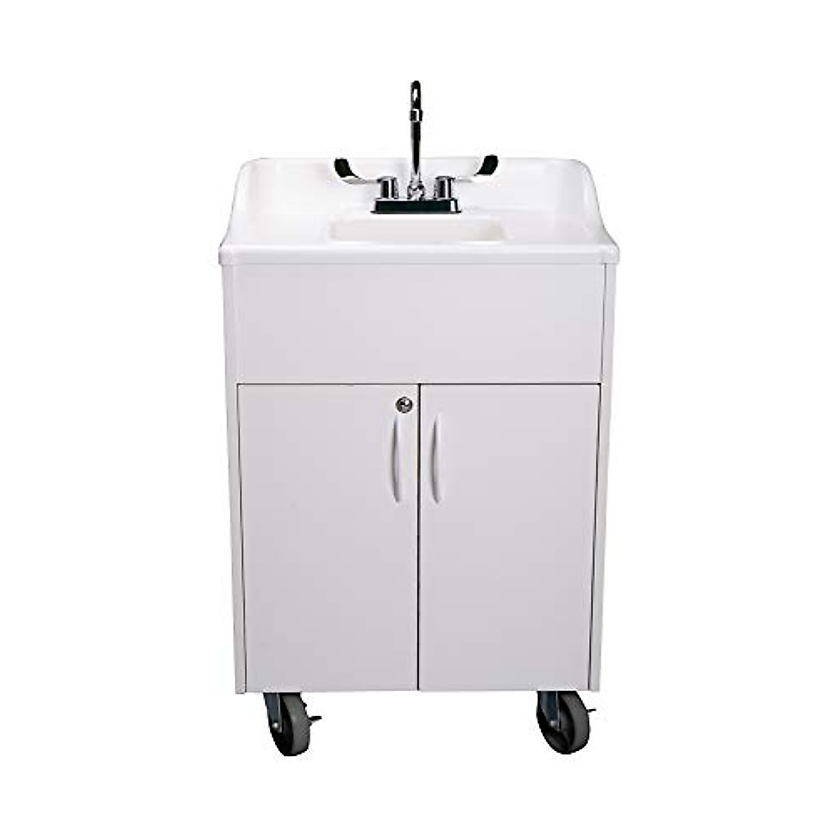 Waterworks Concession Sinks Premier Portable Handwashing Station with Hot Water - White