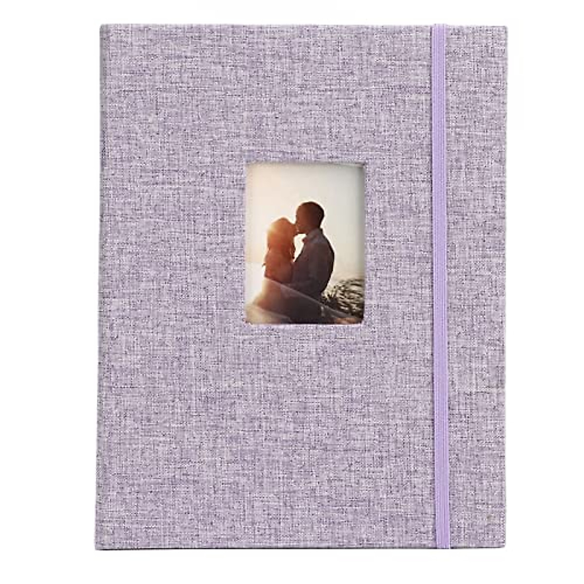 Picture Album, Wear Resistant Fashionable 208 Album Fine Workmanship for Gift (Purple)