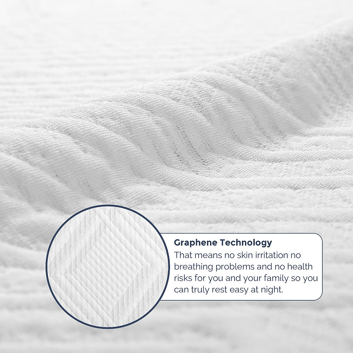 IULULU 6 Inch Twin Size Memory Foam Mattress, Bed in a Box Green Tea Gel Infused Mattresses, Breathable Removable Quilted Cover, Medium Firm, CertiPUR-US,White