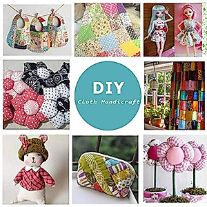 Disney Mickey Mouse Minnie Heads Character Cartoon Pattern 100% Cotton in Different Color Quilting Fabric for Patchwork Needlework DIY Sewing Crafting Precut Face Mask 18x22 Inches (Set of 5 Pieces)