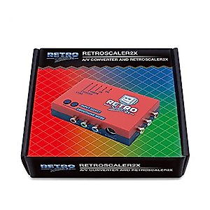 Kacenray A/V to HDMI Converter and Line Doubler for Retro Game Console PS2 / N64 / NES/Dreamcast/Saturn / MD1 / MD2