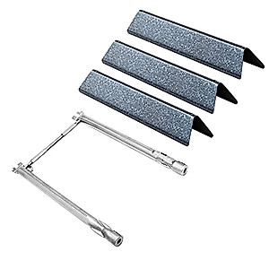 AJinTeby 7635 Flavorizer Bars and Burner Tubes 69785 Grill Replacement Parts for Weber Spirit 200, Spirit II 210 Series, for Weber Spirit E-210 S-210 E-220 S-220 with Up Front Controls and More