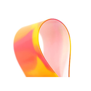 Teak Tuning Pro Duro Grip Tape, Pink & Yellow Swirl - Ultra Premium, Custom Teak Silicone Polymer Blend - 41A Durometer for Ultimate Grip, Comfort, Control & Performance - 0.7mm Thick