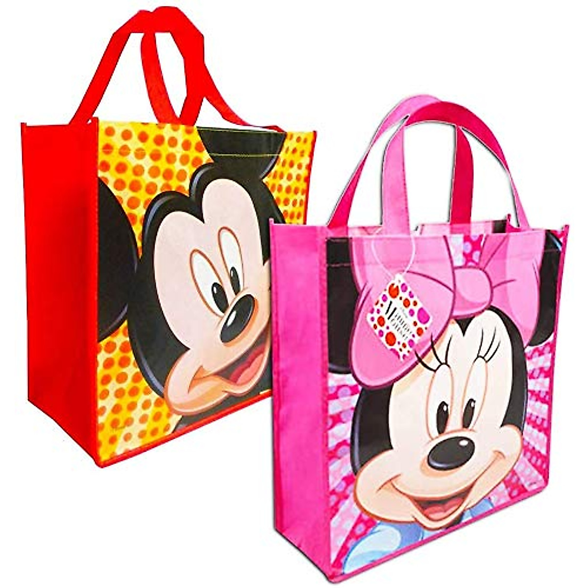Disney Mickey and Minnie Mouse Reusable Tote Set