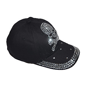 Popfizzy Skull Hats for Women, Skull Cap Women, Skull Baseball Cap, Skull Accessories Women, Skull Clothes Women, Skull Gifts