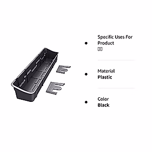 Lyon cover Elaborate Manufacturing Underseat Storage Box for 2015-2020 Ford150,2017-2020 Ford250/350/450/550丨Crew Cab 丨Ultimate Space enjoyment丨True Black Texture