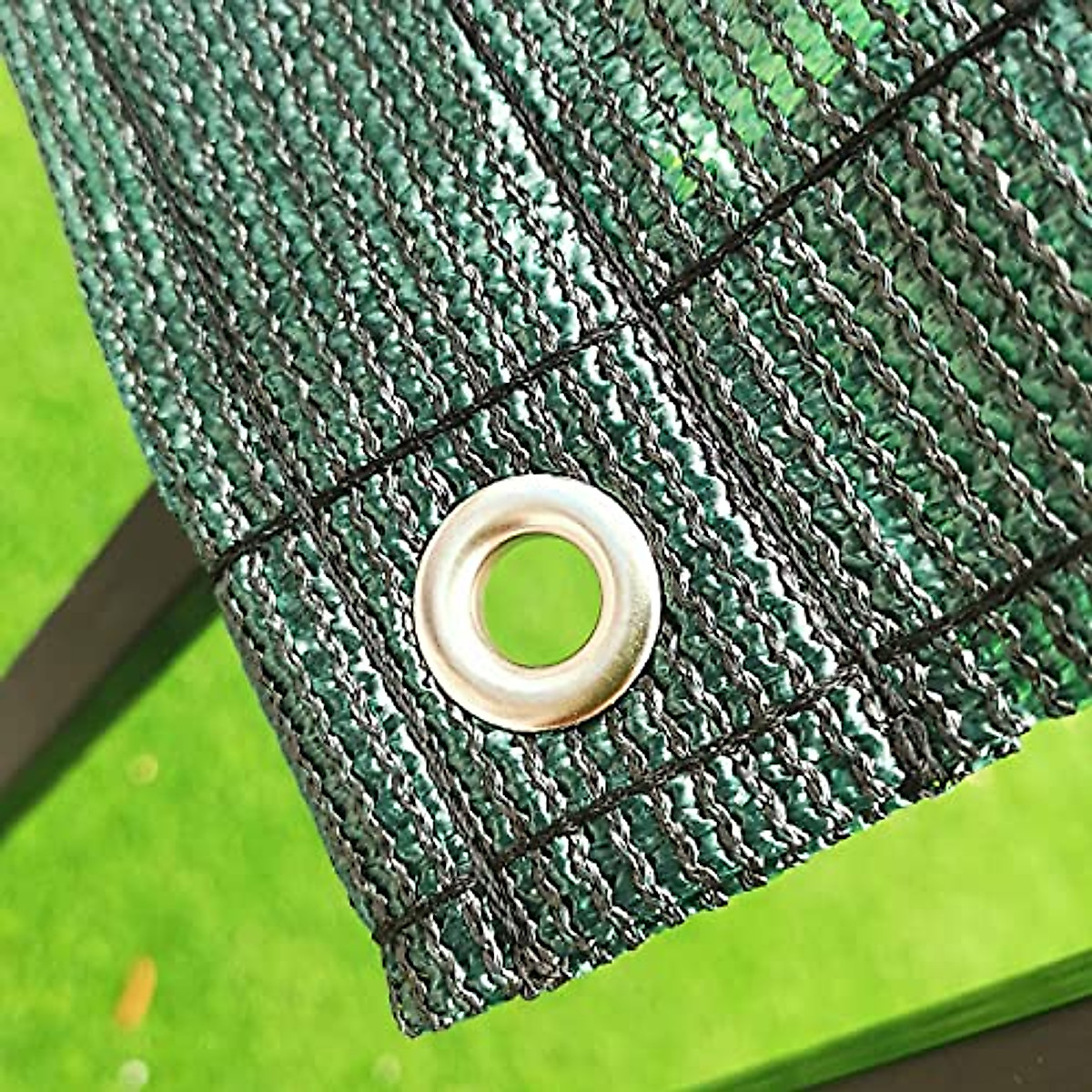 GWOKWAI Fence Privacy Screen Mesh, Heavy Duty Windscreen Fencing Netting with 12pcs Tie Shade Net Cover for Garden Fence Construction Site Yard