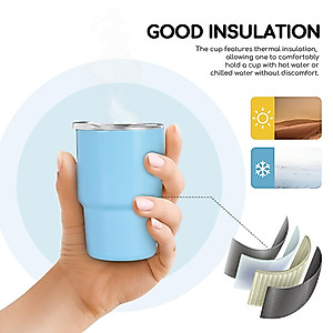 6 Pack Mini Stanley Cup with Colored Sleeves, 3oz Mini Tumbler Shot Glass with Straw, Lid and Acrylic Chains, Small Stainless Steel Insulated Sublimation Shot Glasses for Bachelorette Party Hot & Cold