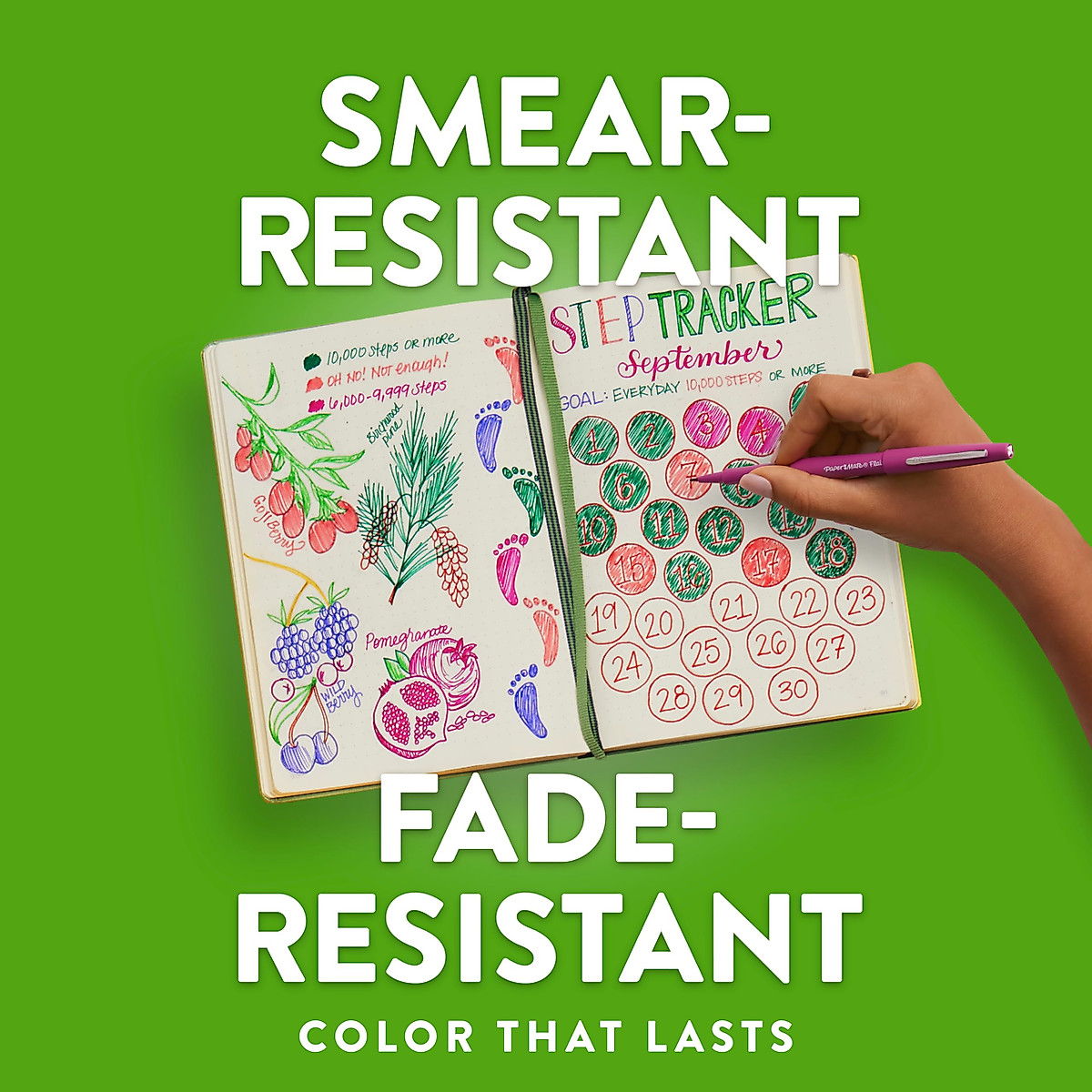 Paper Mate® Felt Tip Pens | Flair® Marker Pens, Medium Point, Assorted, 24 Count