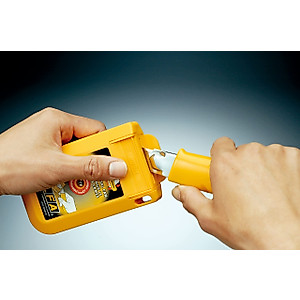 OLFA Mountable Blade Disposal Can (DC-4) - Blade Bank Container w/Mounting Hole Quickly & Safely Disposes & Stores Snap-Off Utility Knife Blades, Perfect for Construction, Warehouses, Work Sites