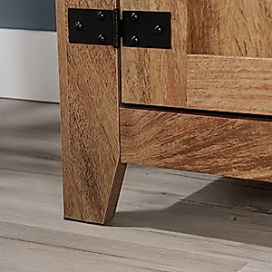 Sauder Misc Entertainment Credenza, L: 15.28" x W: 62.68" x H: 26.77", Sindoori Mango Finish