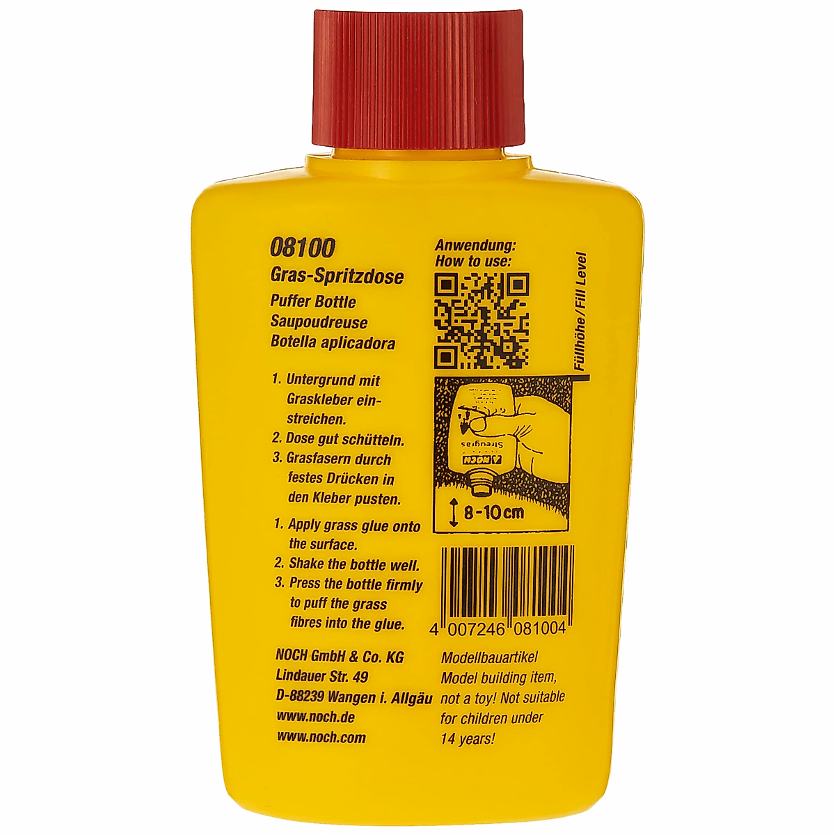 Noch 8100 Static grass dispenser G,0,H0,TT,N,Z Scale