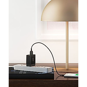 Quick Charge 3.0, Anker 18W 3Amp USB Wall Charger (Quick Charge 2.0 Compatible) Powerport+ 1 for Anker Wireless Charger, Galaxy S10e/S10/S9/S8/Plus, Note 9/8, LG V40/V30+, iPhone, iPad and More