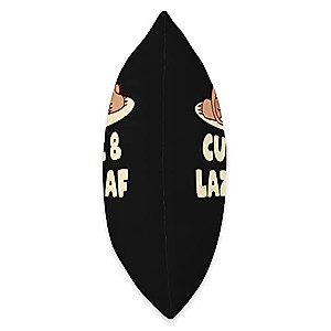 Laziness Witty Animal Lover Sayings Funny Sayings Cute and Lazy AF Lover Funny Sloth Themed Humor Throw Pillow, 16x16, Multicolor