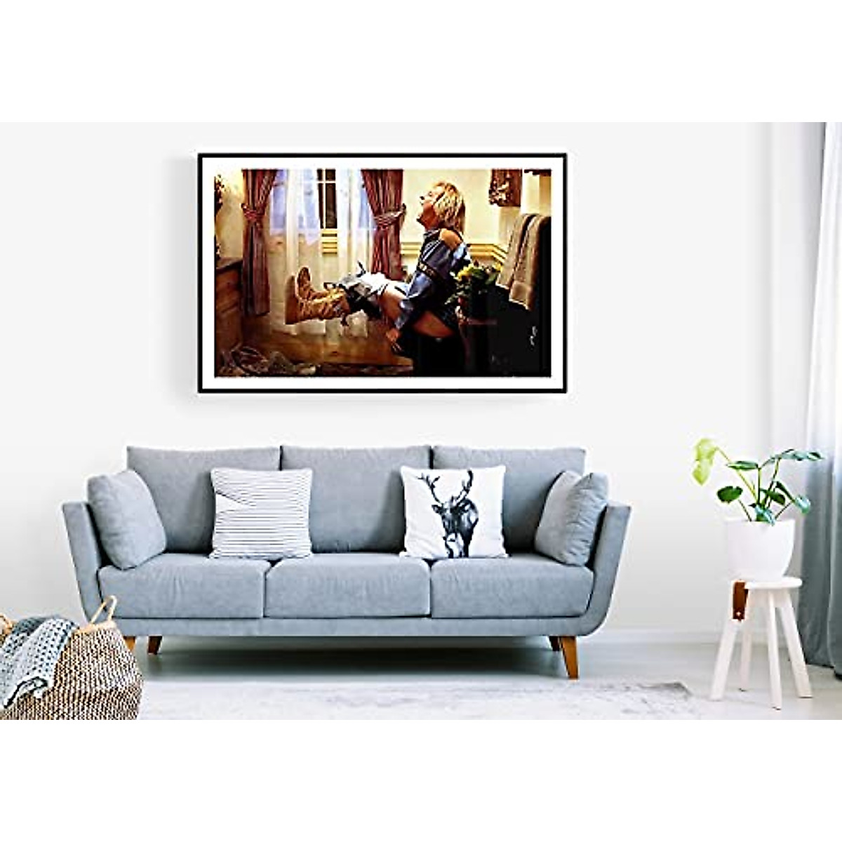 Canvas Painting Harry Toilet Scene Movie Funny Poster Wall Art Funny Bathroom Painting Modern Art Picture Print Gifts Artist Home Decor Artwork for Living Room Bed Room Wall Decoration No Frame