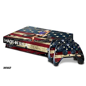 247 Skins Graphics kit Sticker Decal Compatible with Xbox One X and Wireless Controllers - WW2